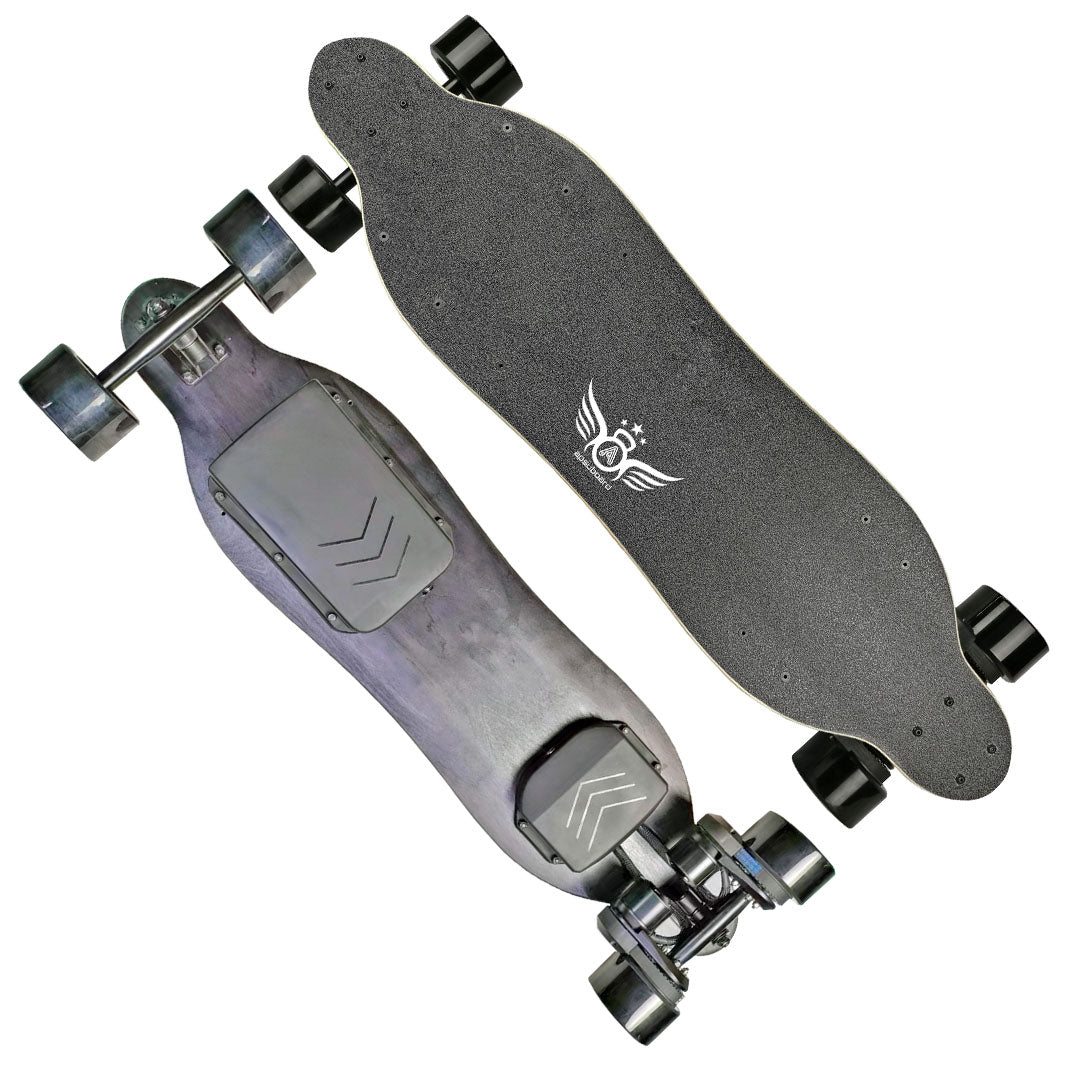 38" Apsuboard X2 Dual Belt Electric Skateboard(10S4P battery) |Remote ...